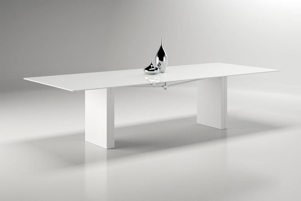 Neo Retro Wood Table - Ambience Doré