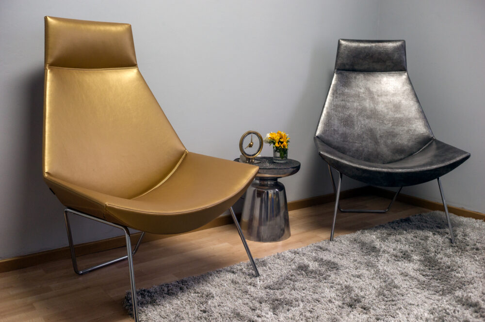 Stellar Metallic Gold Chair - Ambience Doré