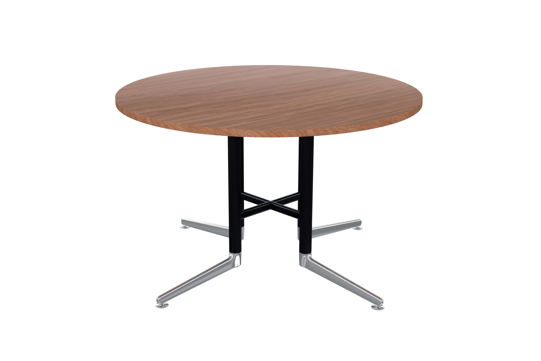 Grey Wood Metal Conference Table - Ambience Doré