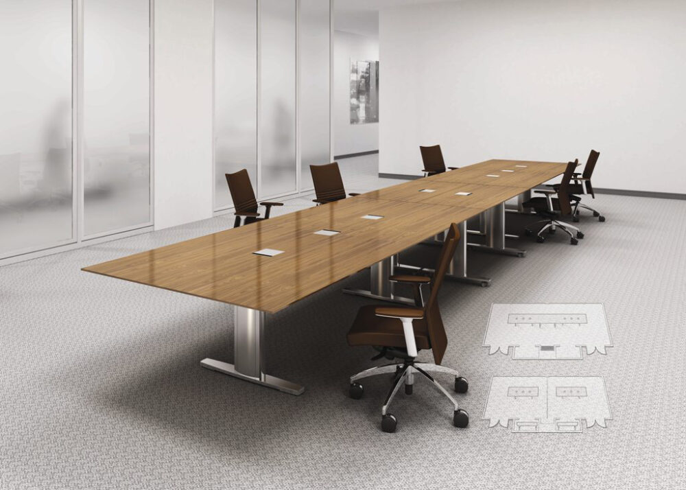 Mobile Board Room Tables - Ambience Doré