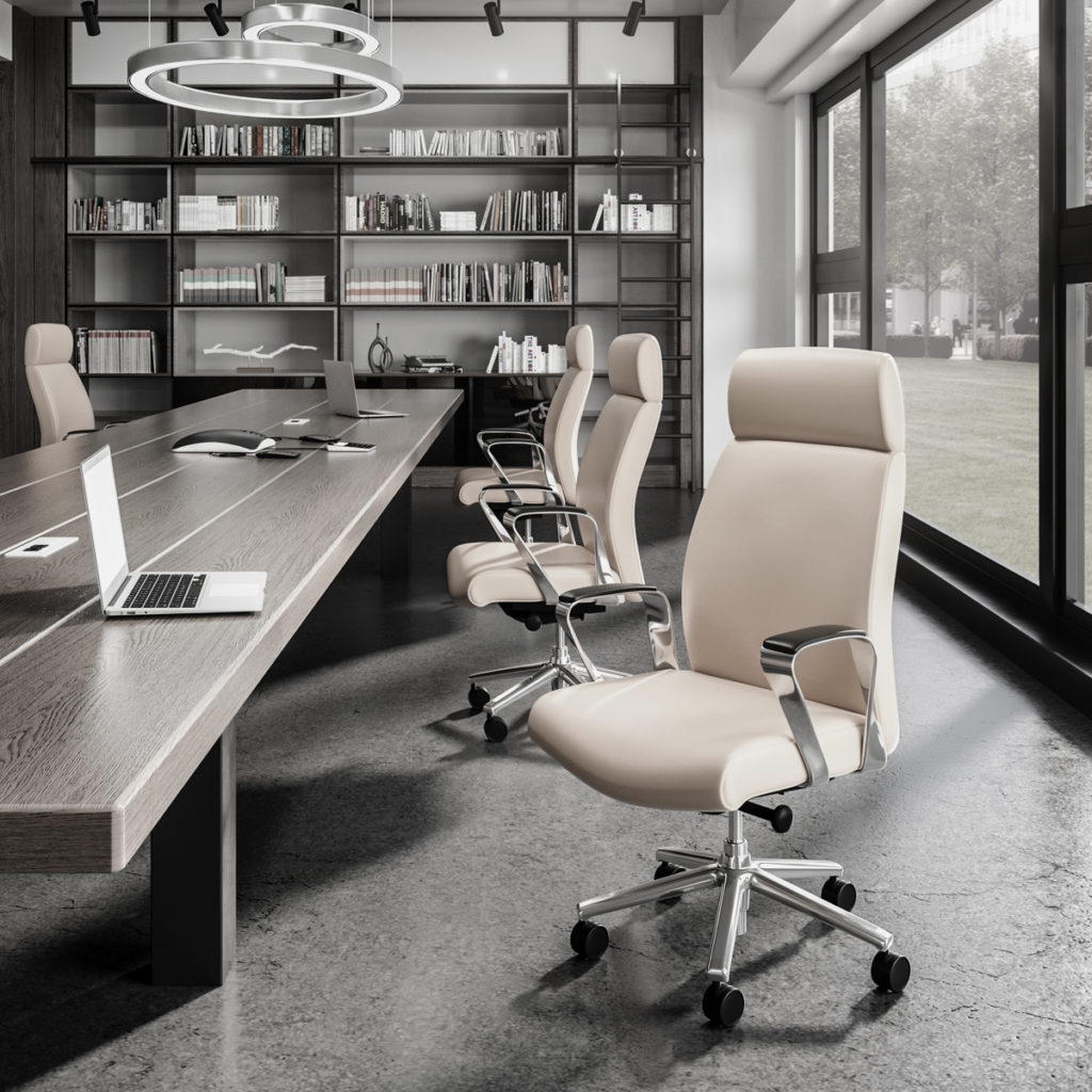 Neo Leather Executive Conference Chairs - Ambience Doré