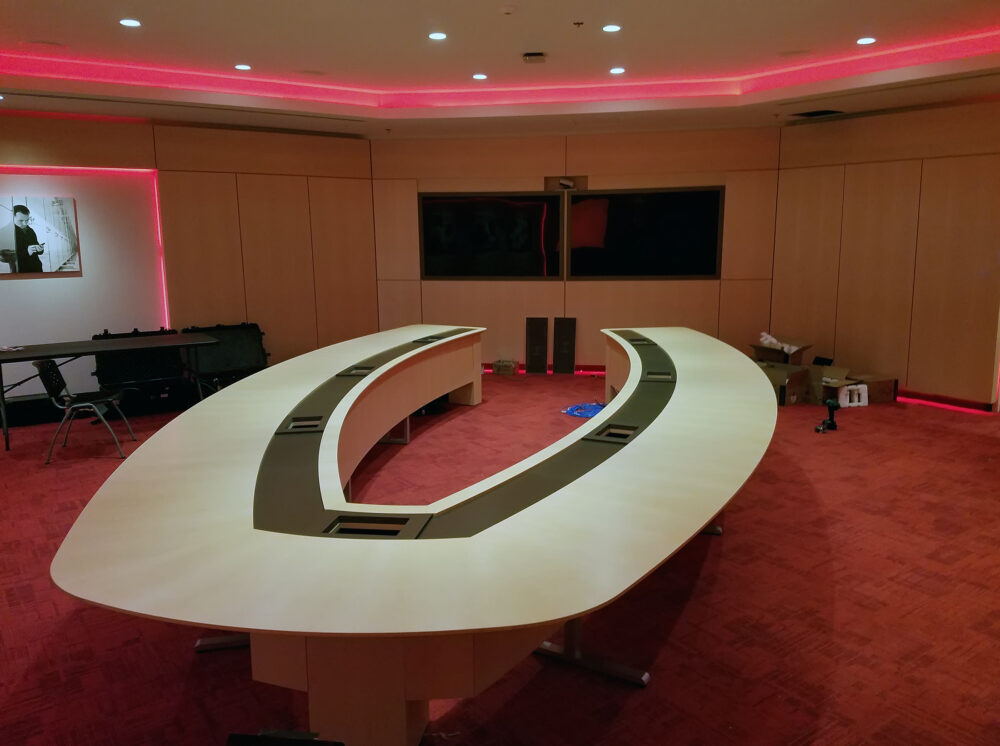Large Custom Boardroom Table - Ambience Doré