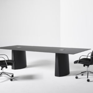 Black Crescendo Table - Ambience Doré