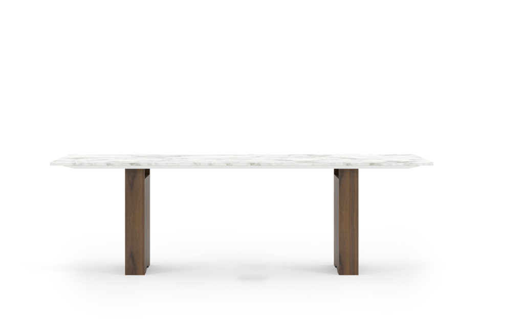 Marble Spartan Table - Ambience Doré