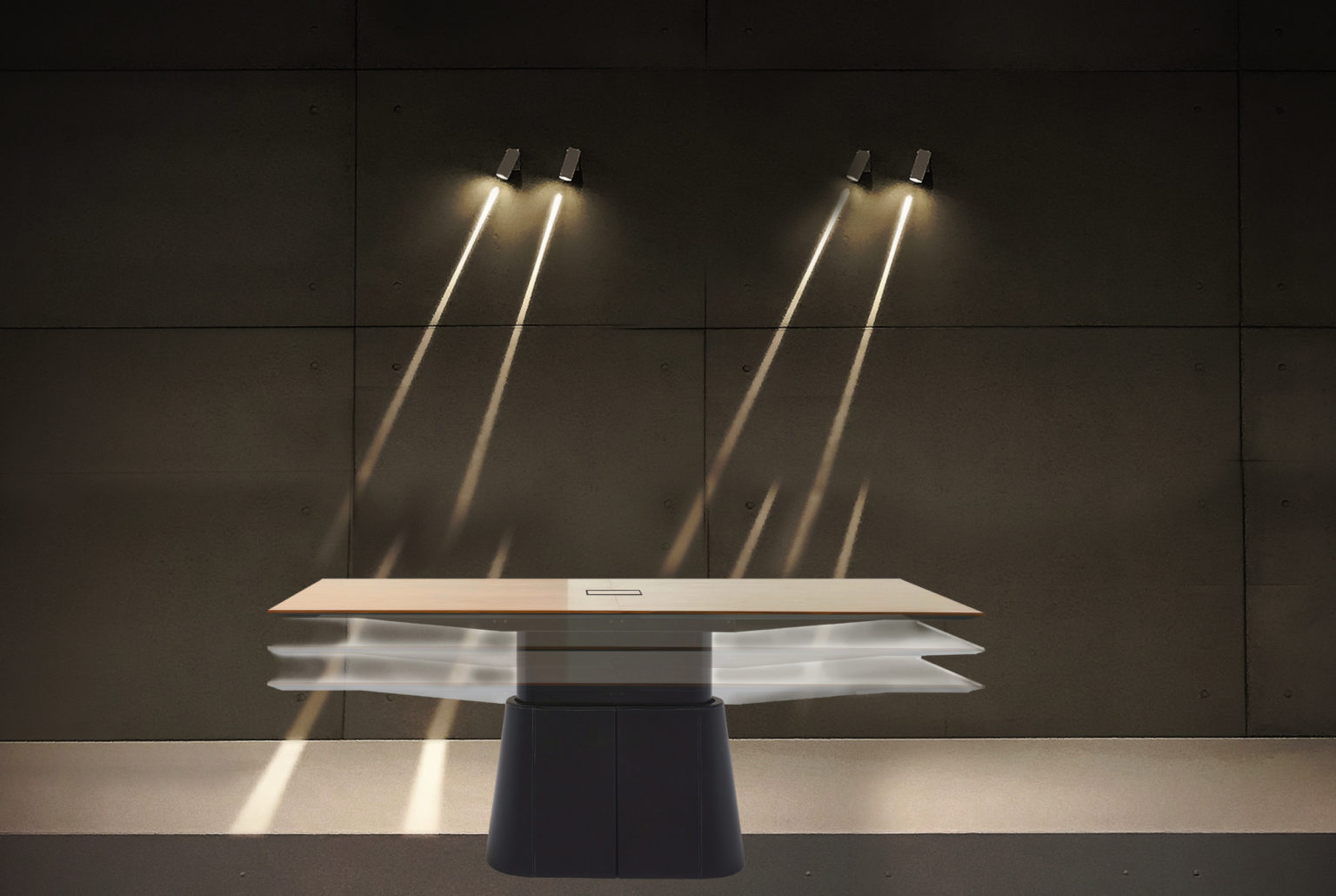 Grand Elevating Table - Ambience Doré