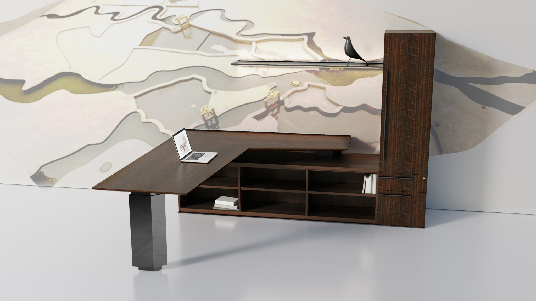 Gilded Flight Desk - Ambience Doré